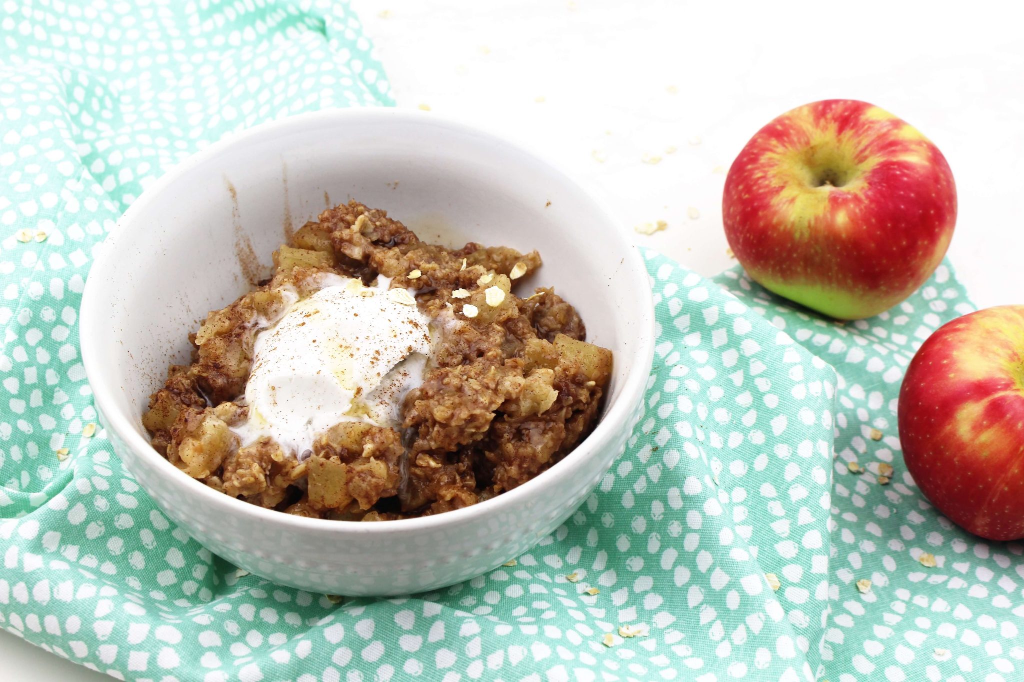 Vegan Stovetop Apple Oatmeal